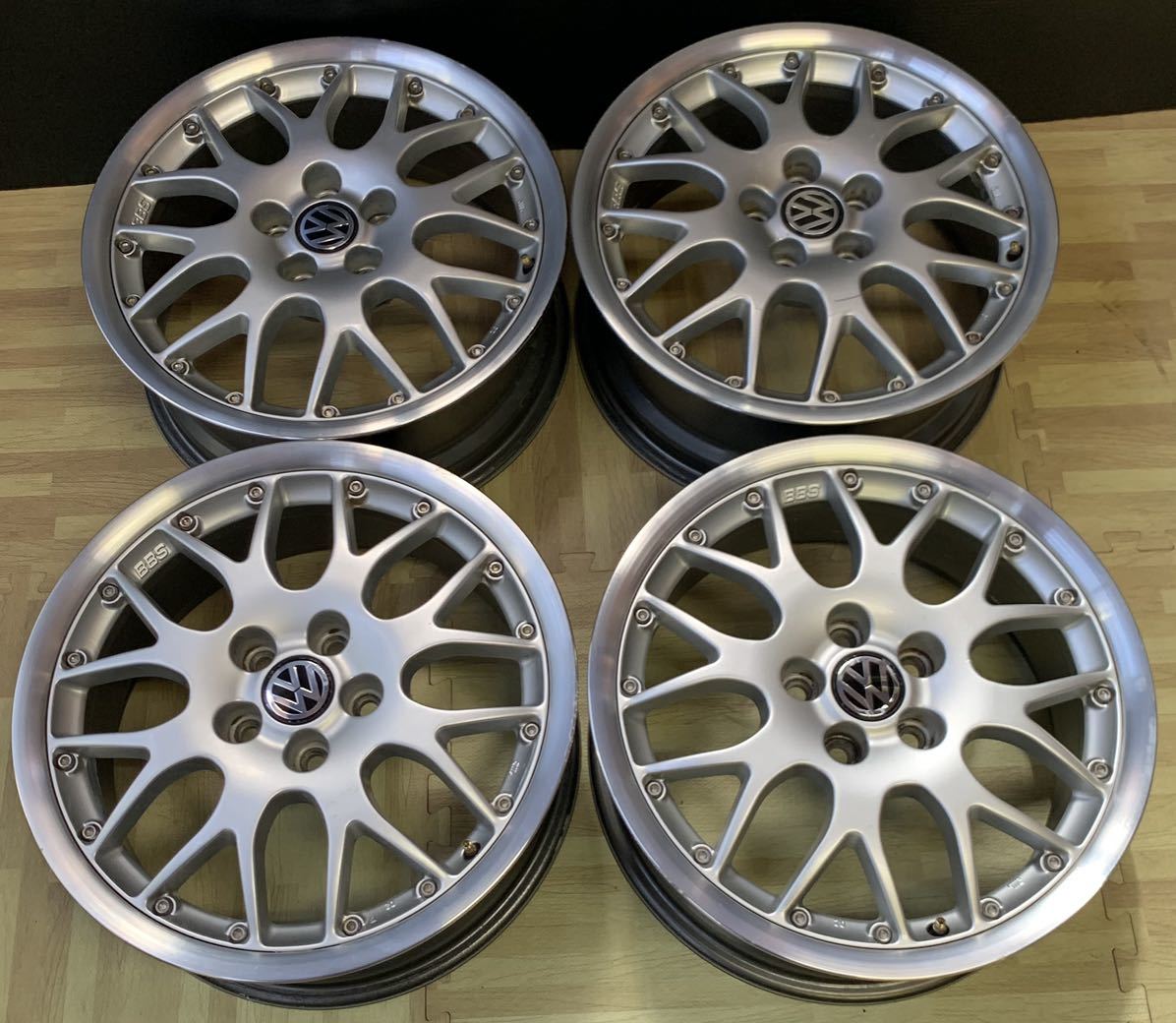 Yahoo!オークション - BBS Volkswagen 純正アルミホイール 16x6.5J 5穴...