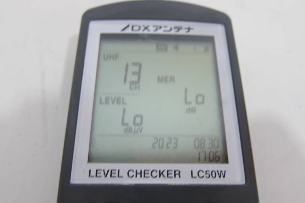 Yahoo!オークション - 中古品 DXアンテナ レベルチェッカー LC50W 4GB...