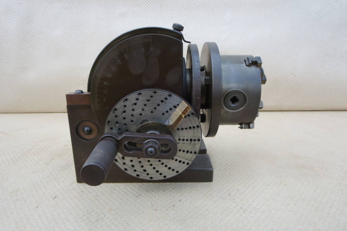 代購代標第一品牌－樂淘letao－NEWS★割出台【チャックφ85mm・3インチ】インデックステーブル・割出盤・サーキュラーテーブル、汎用フライスでの割り出し加工などに！