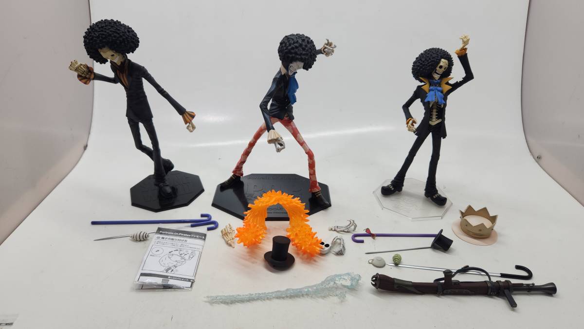 3319 P.O.P ワンピース ONE PIECE フィギュア ブルック 3点セット 箱なし 品(ブルック)｜売買されたオークション情報、yahooの商品情報をアーカイブ公開 ...