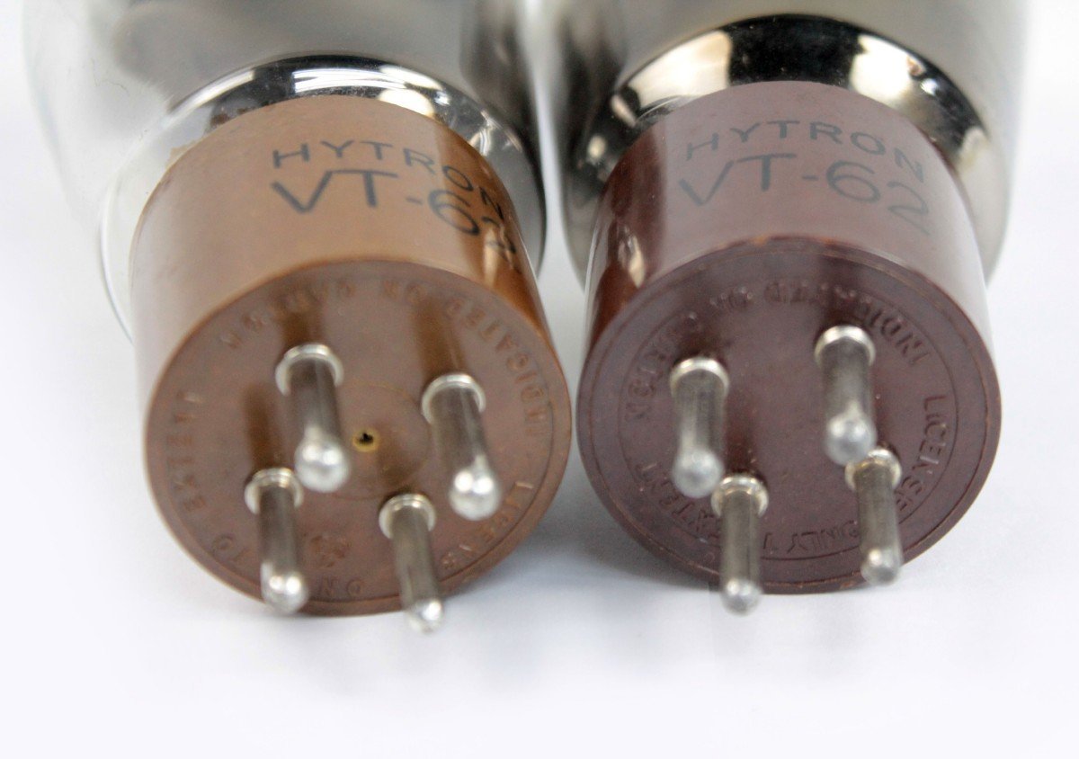 代購代標第一品牌－樂淘letao－[2本セット] HYTRON ハイトロン VT-62 真空管 801A/VT62 レトロ 昭和 アンティーク 現状品