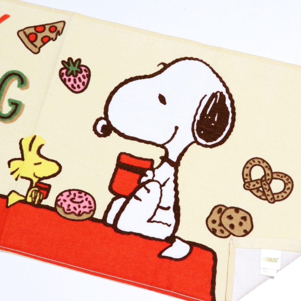 送料390円可能商品 スヌーピー ピーナッツ SNOOPY PEANUTS 高品質 コットン フェイスタオル TOWEL SNOOPYFACET-BEG 一 ACC QWER(フェイスタオル ...