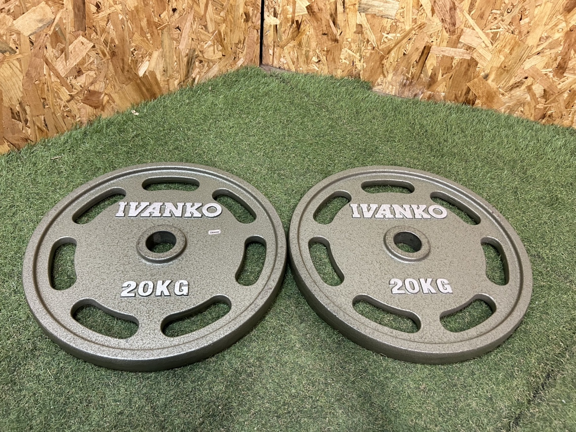 Yahoo!オークション - IVANKO イヴァンコ プレート 20kg×2 穴径50mm...
