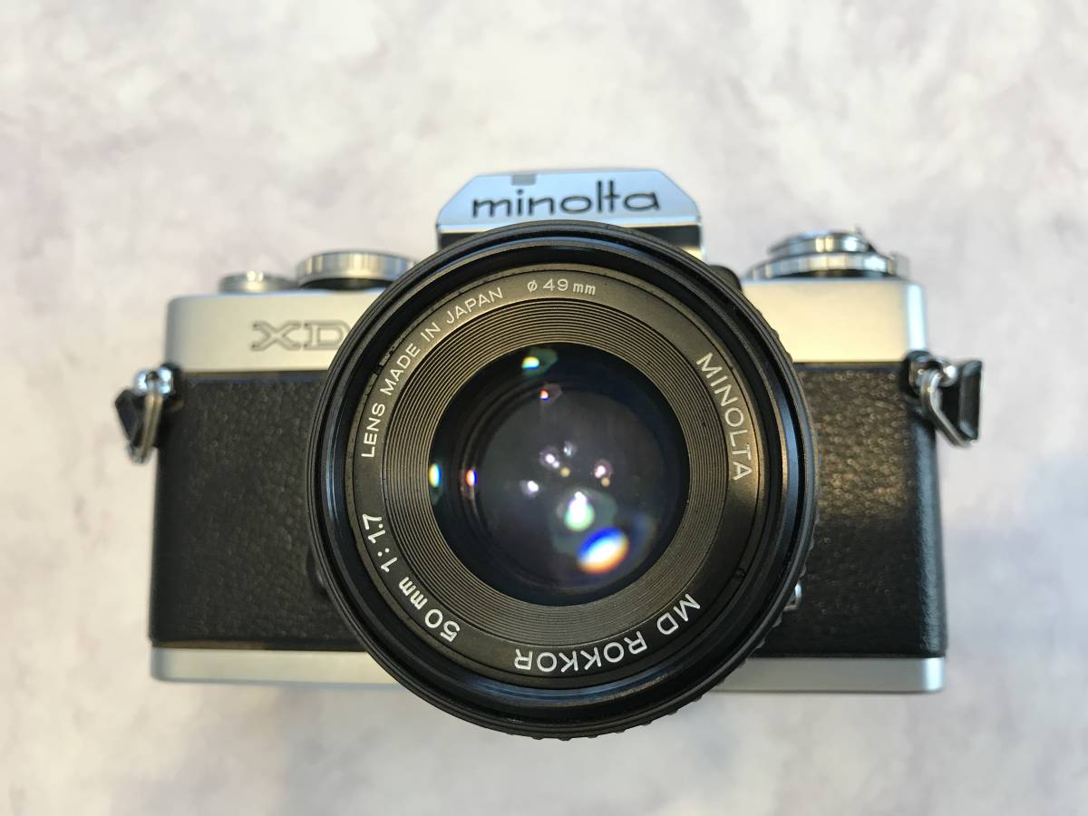 ミノルタ Minolta XD + Minolta MD ROKKOR 50mm F1.7 ジャンク 作例有り(ミノルタ)｜売買されたオークション情報、yahooの商品情報をアーカイブ公開 ...
