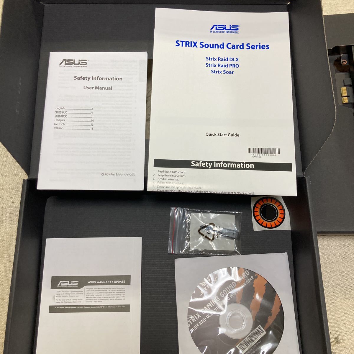 代購代標第一品牌－樂淘letao－A970 ASUS STRIX SOAR ゲーミングサウンドカード PCI EXPRESS 7.1 116dB SNR PCパーツ 部品 パソコン ...