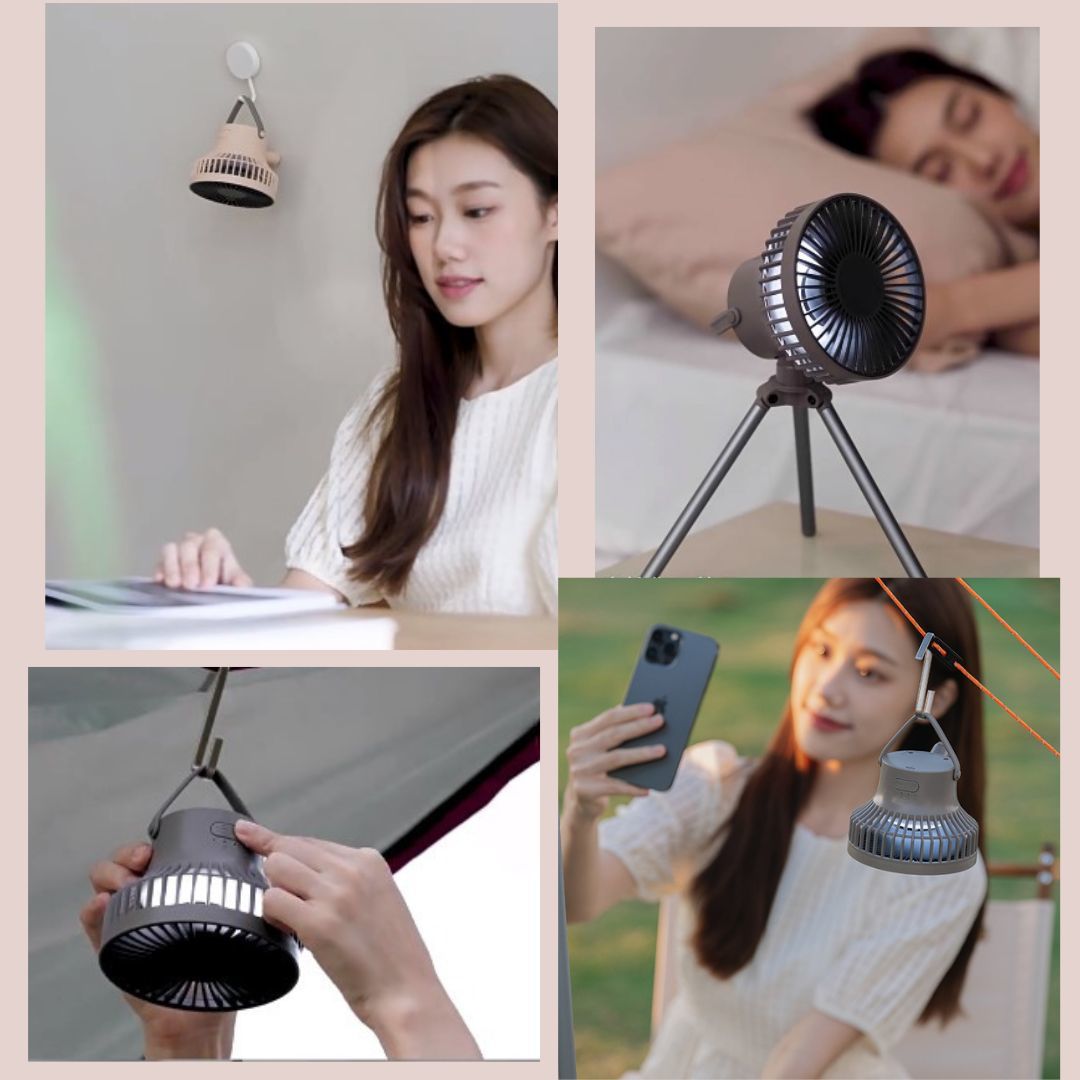 Yahoo!オークション - 値下げしました 3way LEDライト付き扇風機 三脚...