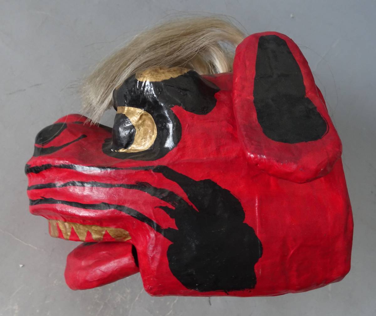 Yahoo!オークション - 郷土玩具 張子人形・・・古い廿日市張子の獅子頭