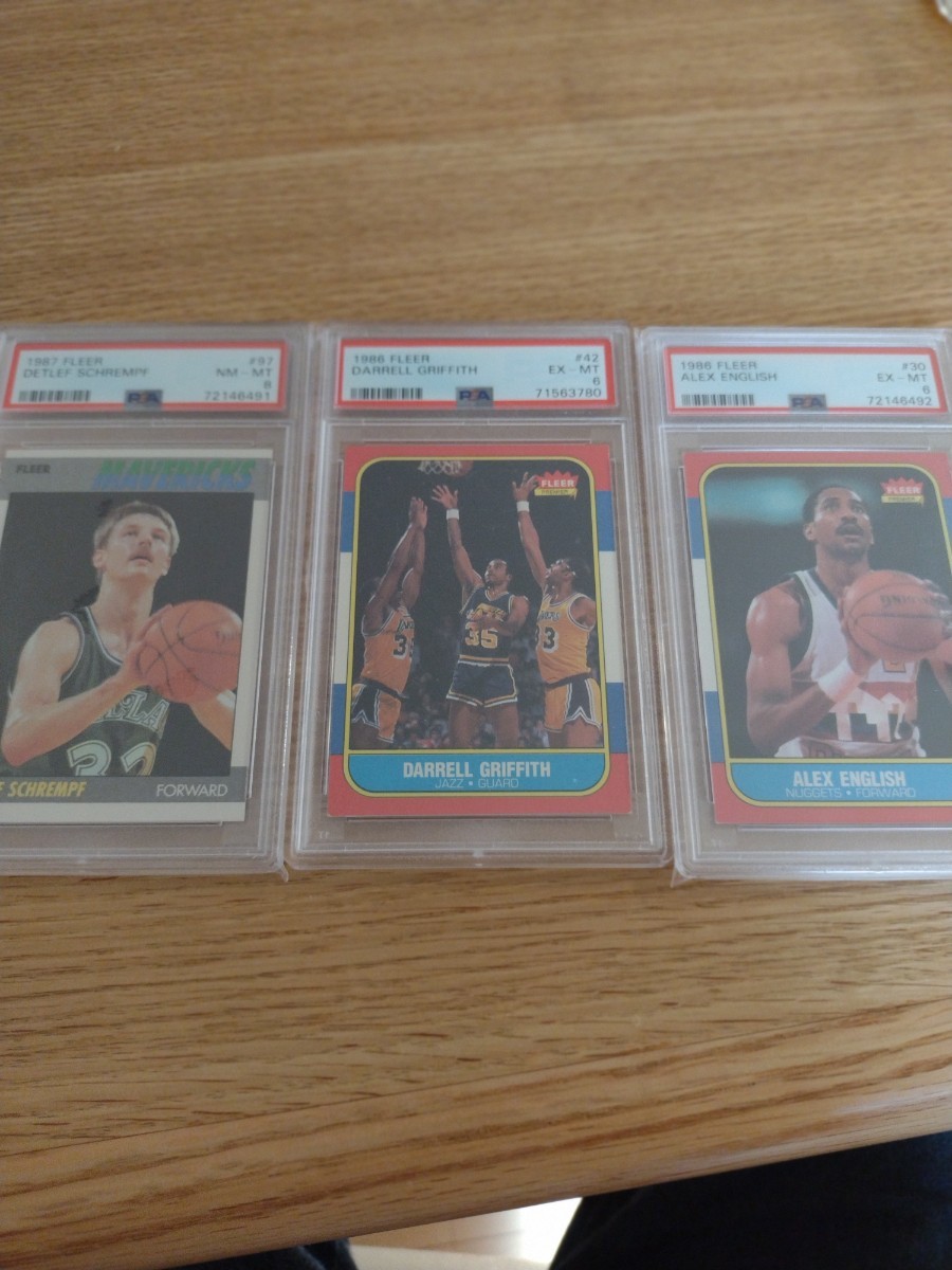 Yahoo!オークション - 【点数悪いPSA3点】Fleer 1986 &1987