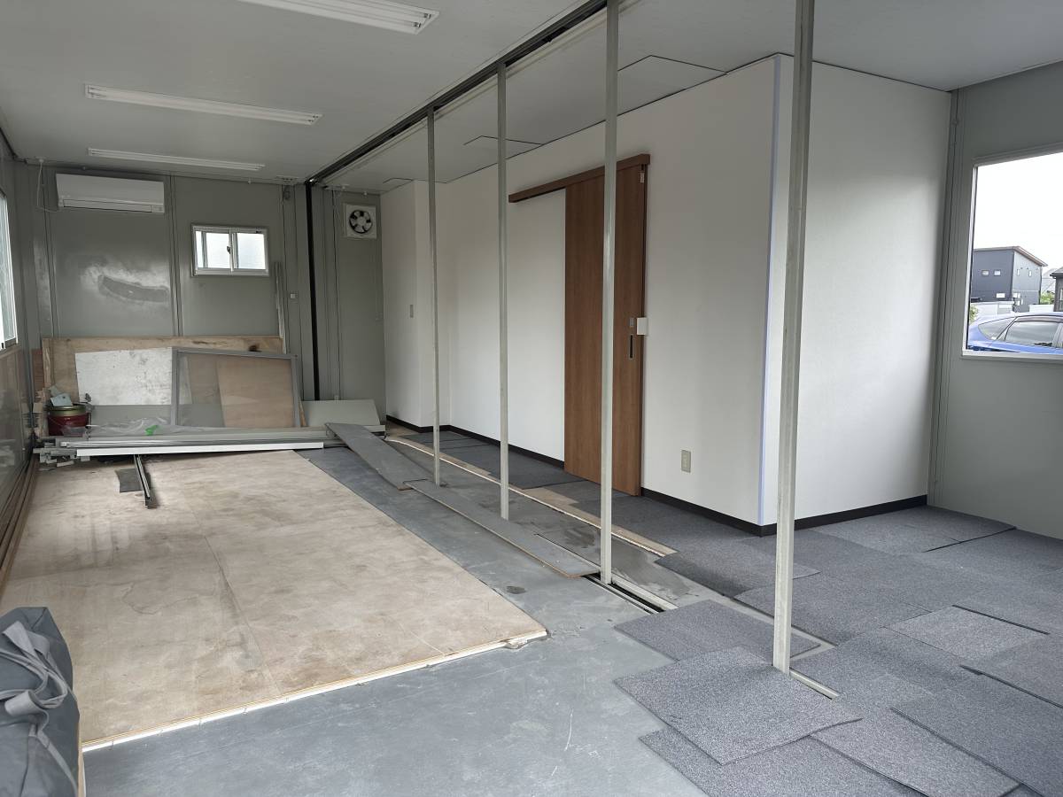 Yahoo!オークション - 三協フロンテア CT-72J ユニットハウス 2連棟 内...