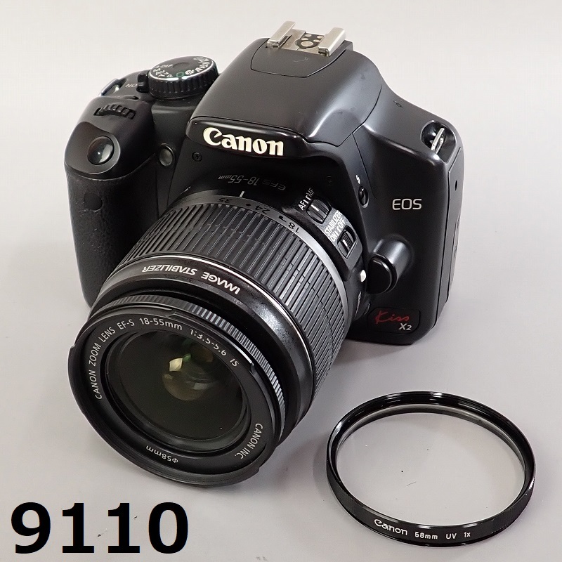 Yahoo!オークション - FK-9110 CANON EOS KISS X2 デジタル一眼 現状品