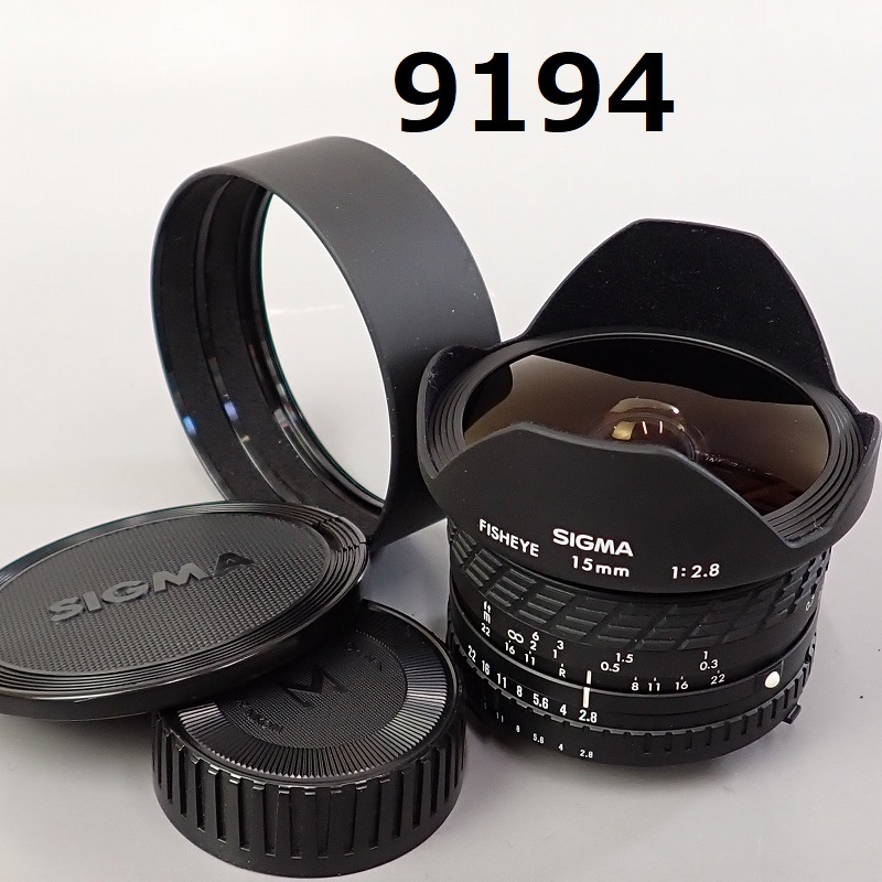 Yahoo!オークション - FK-9194 シグマ SIGMA FISHEYE 15㎜ 1 2.8 美品