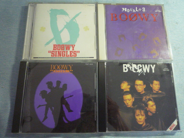 Yahoo オークション レ Cd4枚セット「boowy/singles Moral 3 Moral