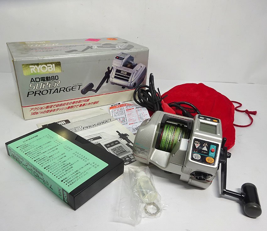 代購代標第一品牌－樂淘letao－緑屋Re RYOBI スーパープロターゲット AD電動80 動作未確認 hc/ig/8-078/18-4#80