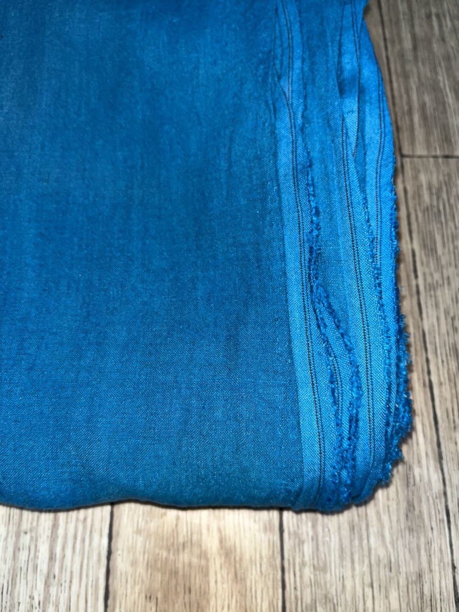 Yahoo!オークション - 40番手 ナチュラルダイ ベルギーリネン ターコイ...