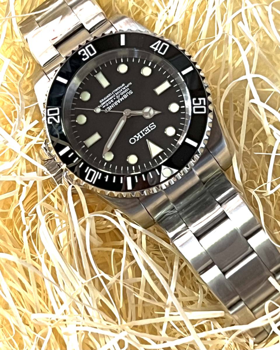 SEIKO MOD /カスタム / NH35搭載 /SUBMARINERオマージュ SEIKO MOD /カスタム / NH35搭載 /SUBMARINERオマージュ