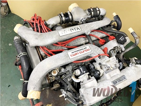 Yahoo!オークション - 実動・動画あり GZ20 ソアラ 後期 純正 1G-GTE ...