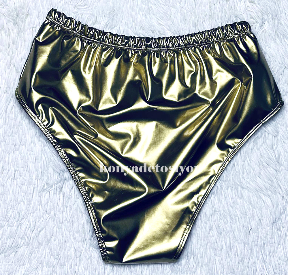 Yahoo!オークション - 送料210円 LJH23001金 超光沢 ブルマ ショーツ ...