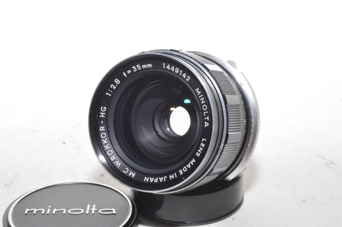 Yahoo!オークション - 実用美品 MINOLTA ミノルタ MC W ROKKOR HG 35m...