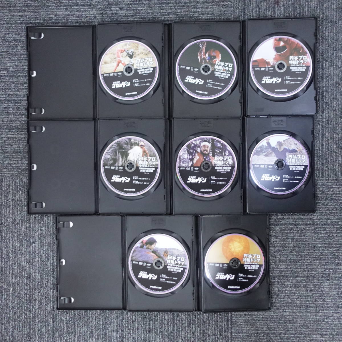 代購代標第一品牌－樂淘letao－1円スタート 恐竜戦隊コセイドン 26巻セット 円谷プロ特撮ドラマDVDコレクション まとめ売り ジャンク 特撮 ヒーロー 円谷プロ