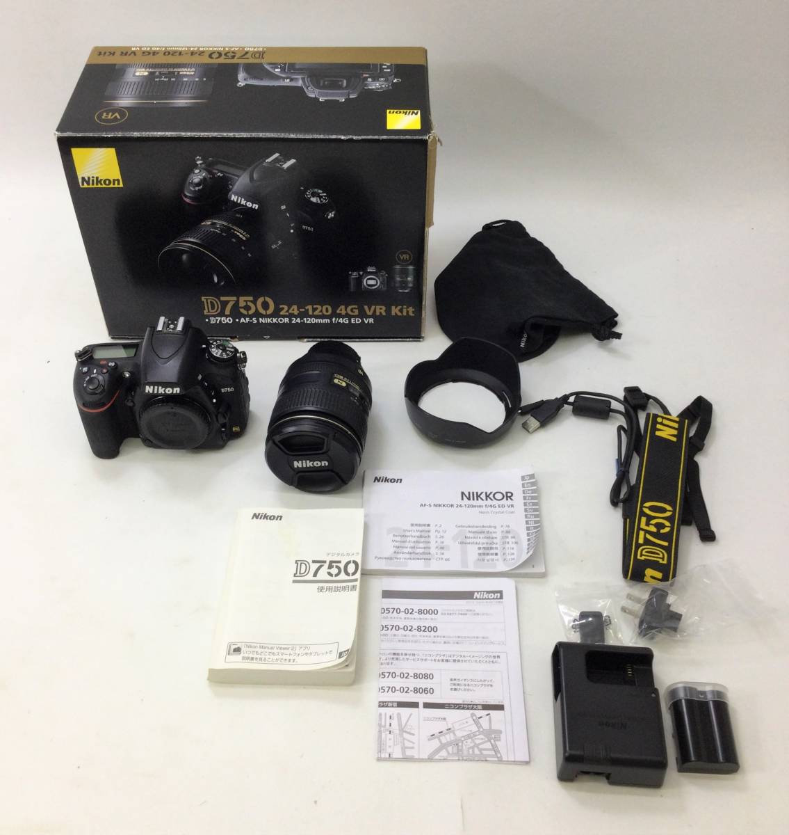 Yahoo!オークション - Nikon D750 24-120 4G VR Kit AF-S NIKKOR 24-1...