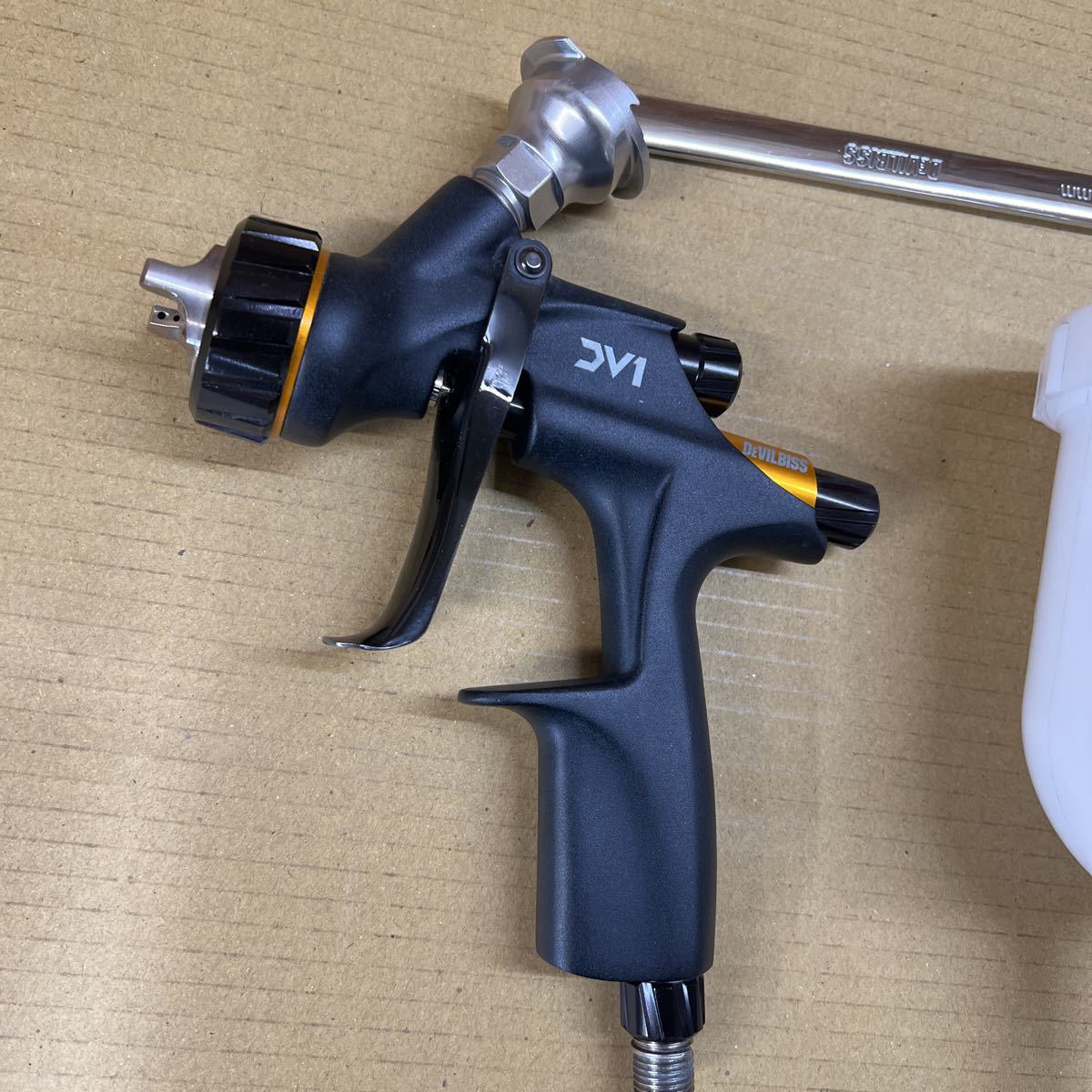 デビルビス DV1-C1 PLUS 1.3C HVLP DEVILBISS 樹脂カップ 専用レンチセット PPSアダプターセット(外装)｜売買されたオークション情報、yahooの商品情報を ...