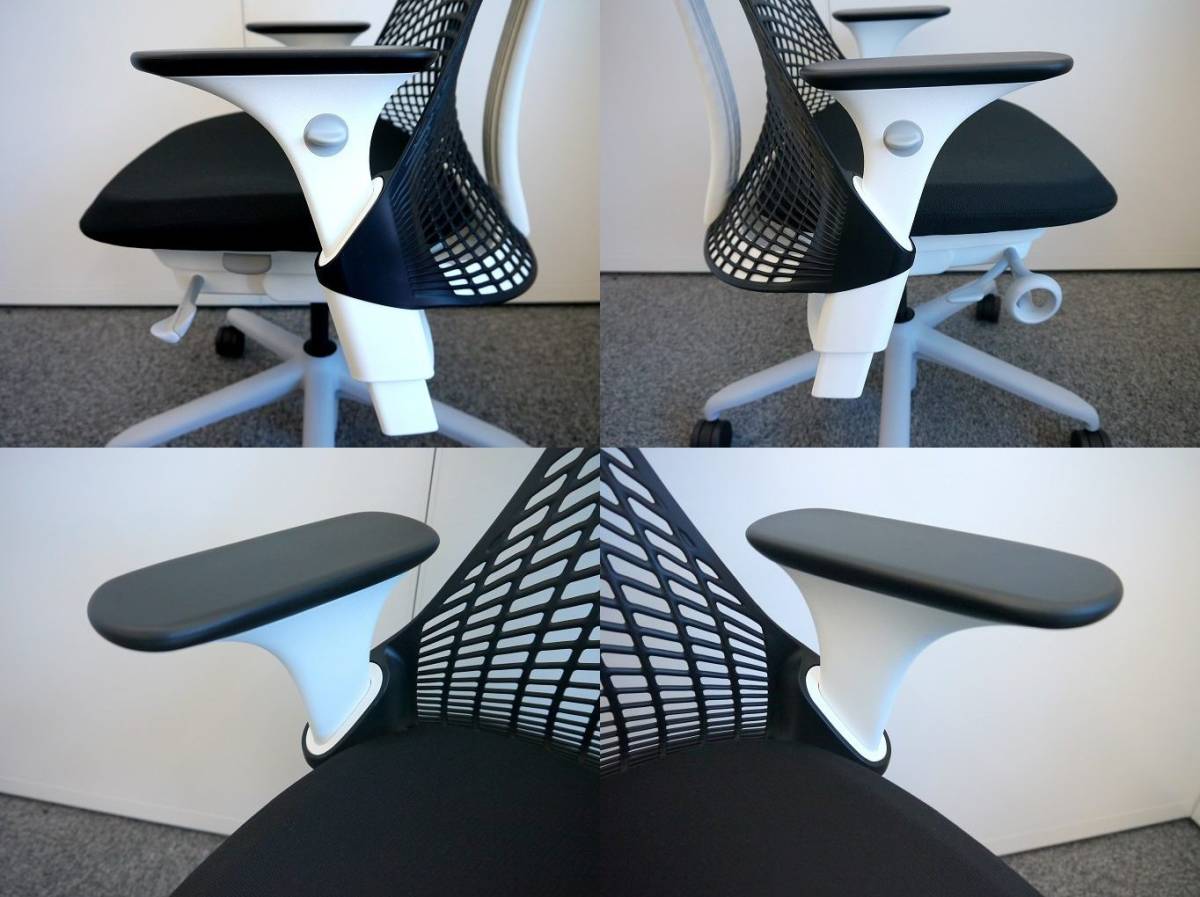 代購代標第一品牌－樂淘letao－【2021年製/美品/複数脚在庫有】ハーマンミラー Herman Miller セイルチェア 可動肘 ブラック デスクチェア 直接引き取りも歓迎