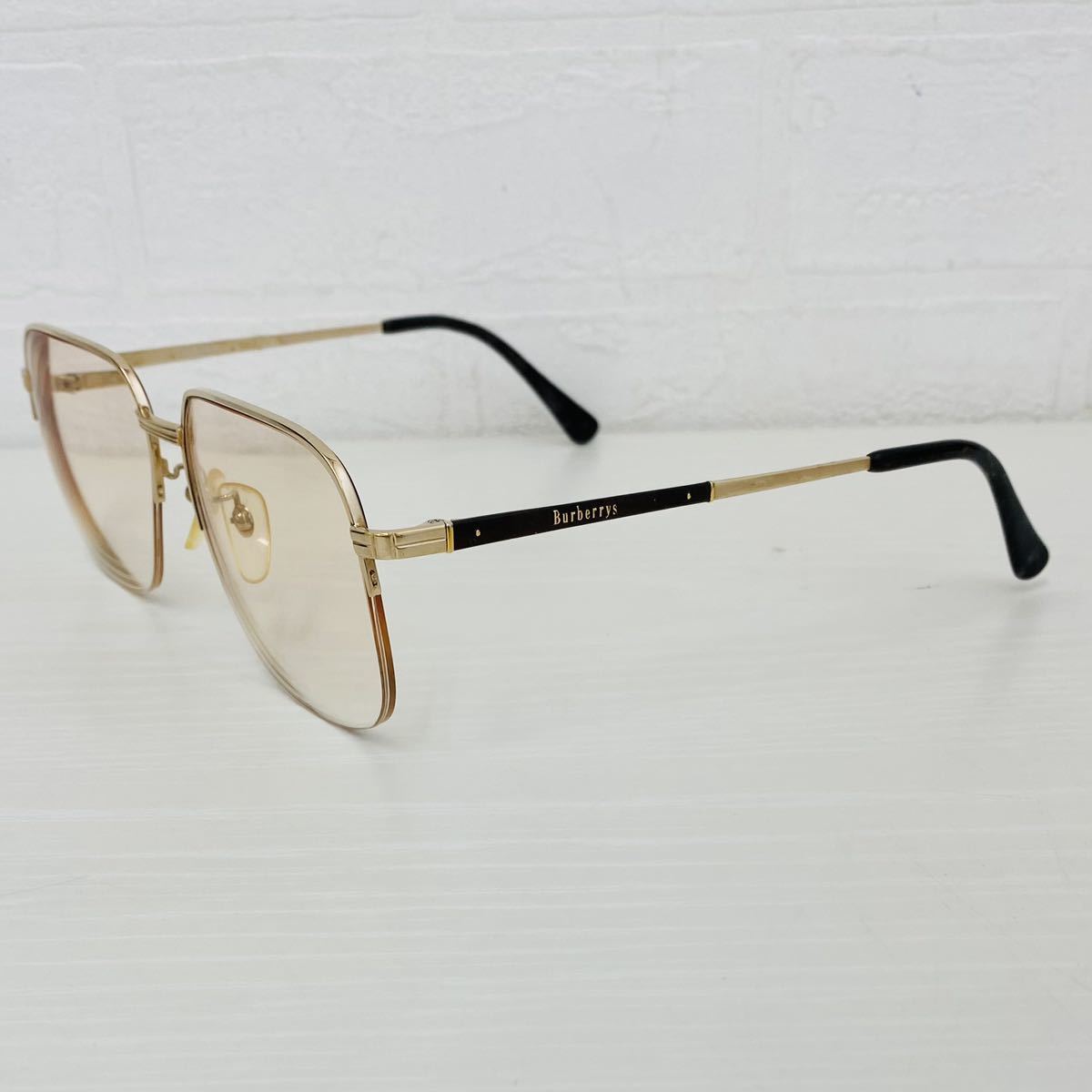 代購代標第一品牌－樂淘letao－273 Burberrys バーバリーズ メンズメガネ メガネ 眼鏡 度入り カラーレンズ サングラス 5012 58 16-142 ハーフリム ウェリントン NK