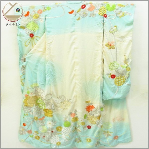 Yahoo!オークション - 着物10 1円 絹 お引き摺り 絽 夏物 袷 身丈161c...