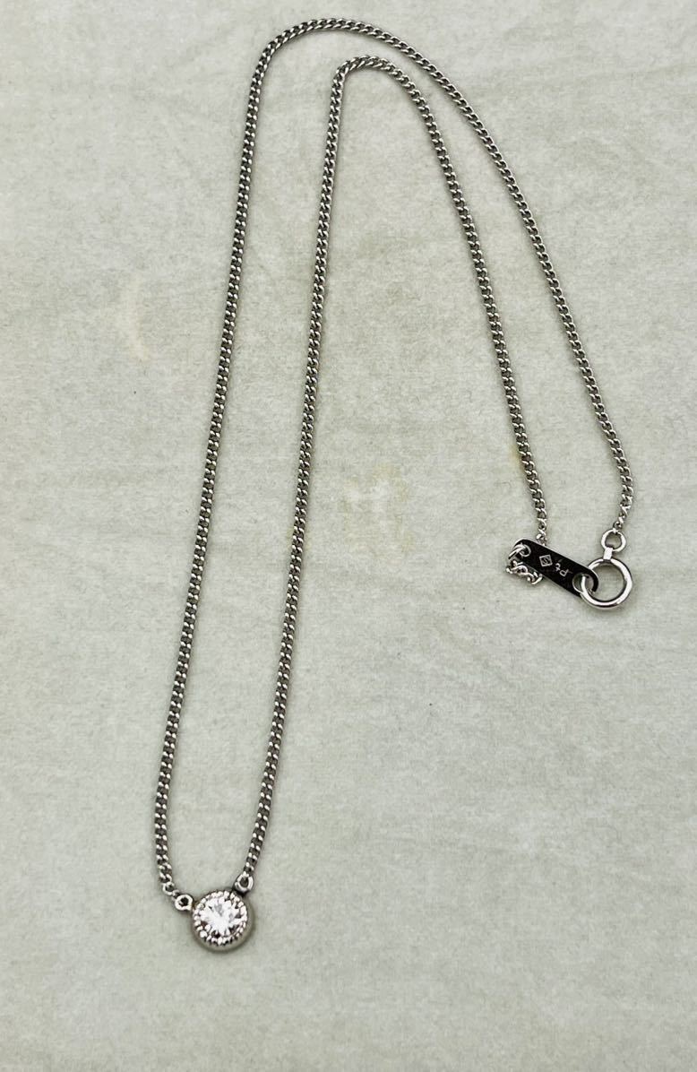 Yahoo!オークション - 大粒0.32ct pt850/プラチナ ダイヤモンド ネック...