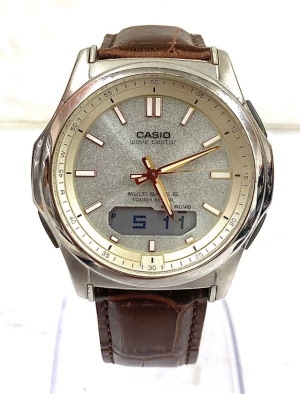 CASIO カシオ wave ceptor ウェーブセプター WVA-M630 ソーラー電波時計 メンズ マルチバンド6 fah ...