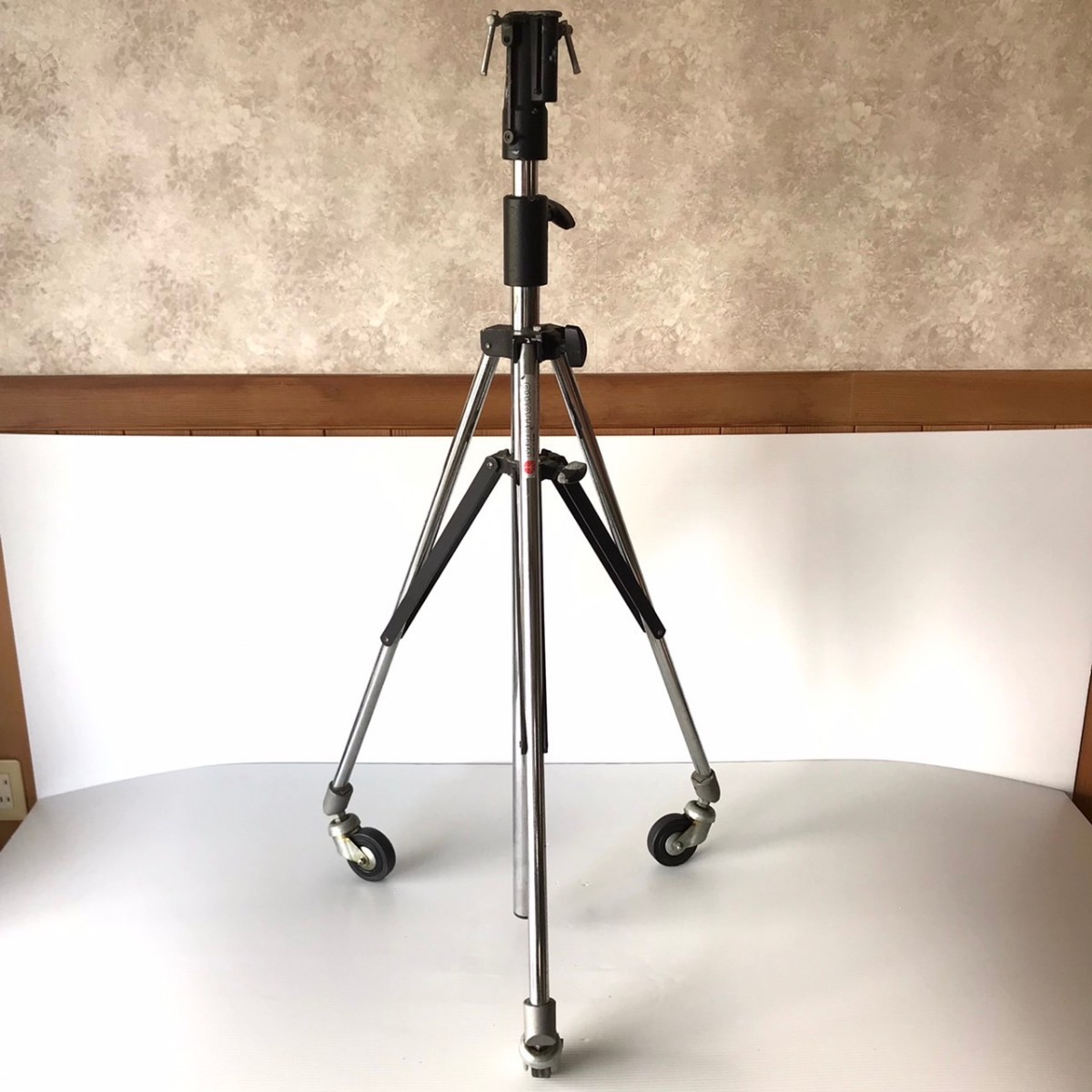 代購代標第一品牌-樂淘letao-manfrotto マンフロット ライトスタンド スタンド 三脚 照明器具 現状品 イタリア製