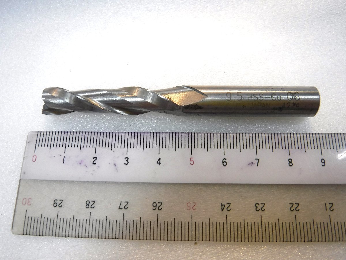 Yahoo!オークション - A641 OSG エンドミル 9.5HSS-Co 刃径9.3シャンク...
