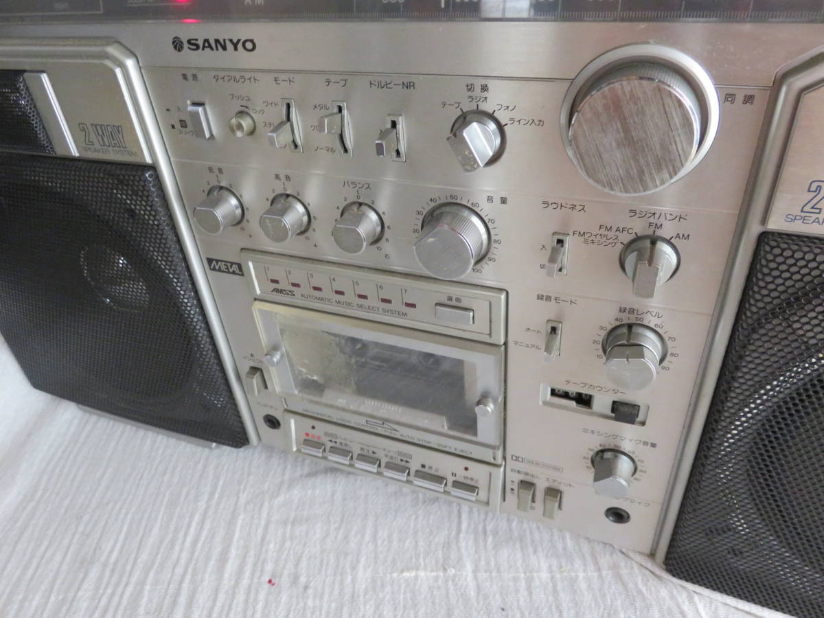ヤフオク! - SANYO サンヨー ラジカセ 2WAY MR-X920 ステレオ...