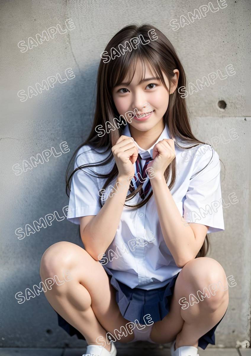 高品質 A4サイズポスター アートポスター セクシー 美女 美少女 制服 下着 写真 かわいい 女の子 コスプレ グラビア モデル Ai