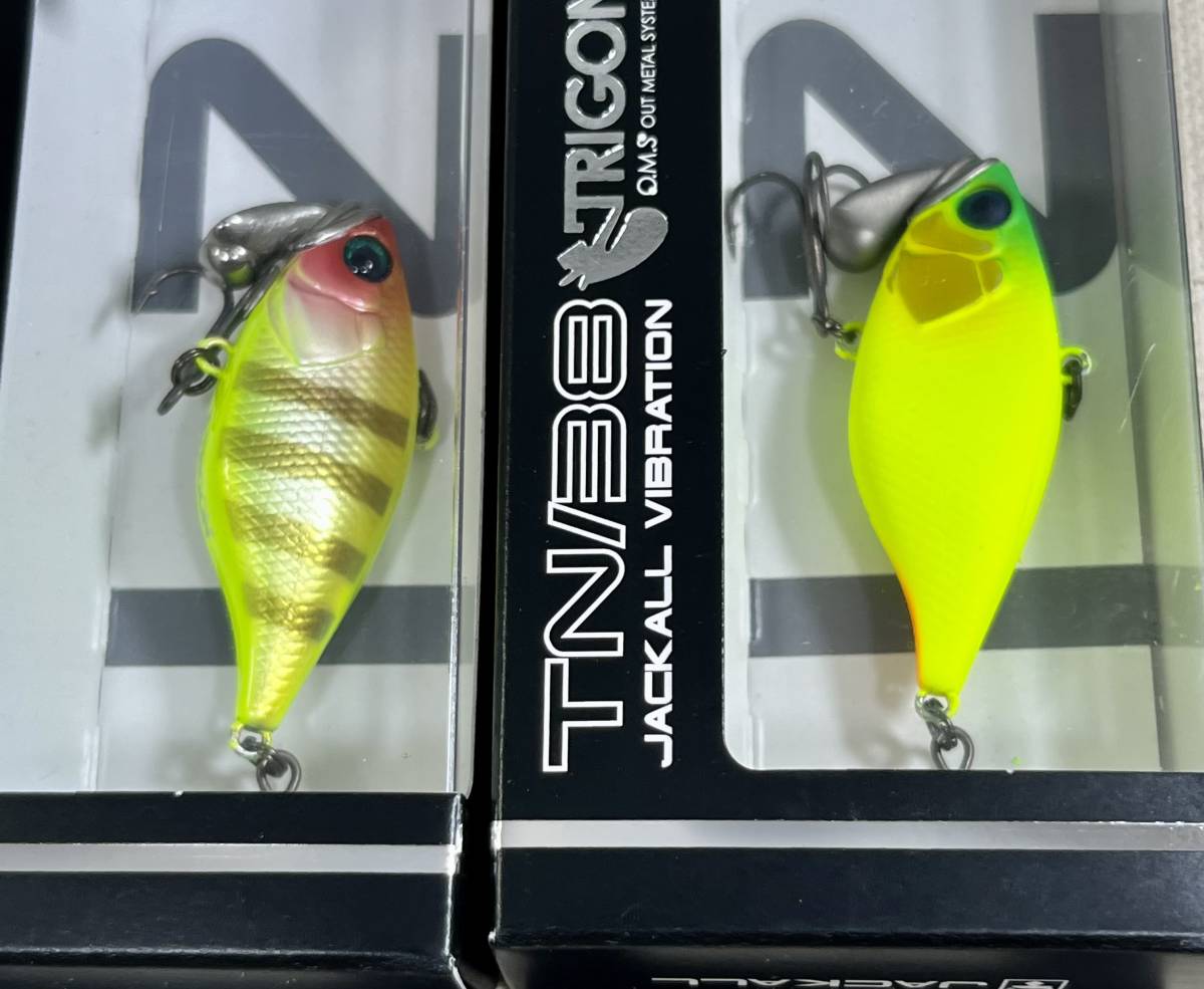 代購代標第一品牌－樂淘letao－ジャッカル TN38 トリゴン 2個セット 未開封品 マットフレッシュチャート ＆ ノイケピエロ JACKALL TN/38 TRIGON