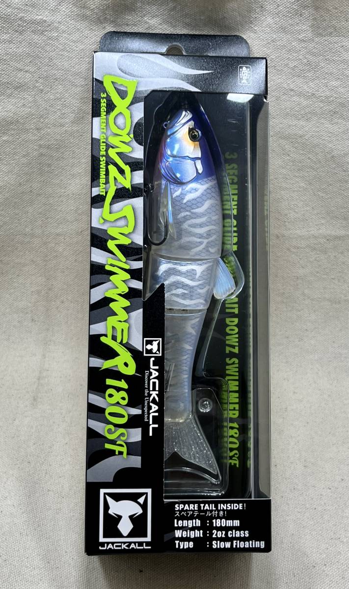 代購代標第一品牌－樂淘letao－ 新色 ジャッカル ダウズスイマー 180SF 未開封品 マルハタゴーストパール JACKALL DOWZ SWIMMER 180SF 2023年 新色