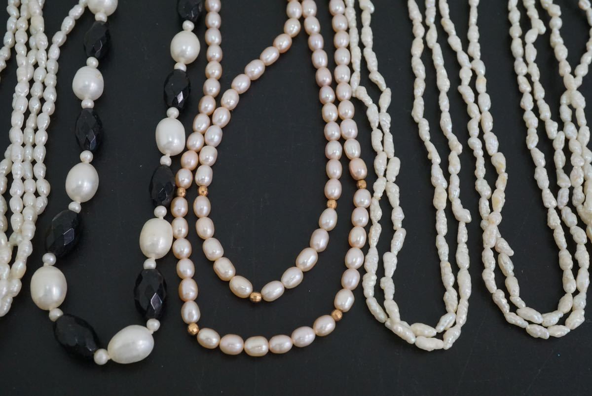 B396 本真珠 淡水パール ヴィンテージ ネックレス 6点セット アクセサリー SILVER含む 大量 まとめて おまとめ まとめ売り ペンダント(淡水真珠)｜売買されたオークション情報 ...