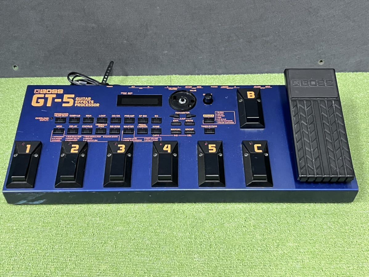 BOSS GT-5 マルチエフェクター Guitar Effects Processor 通電確認済み(マルチエフェクター)｜売買されたオークション情報、yahooの商品情報をアーカイブ公開 ...