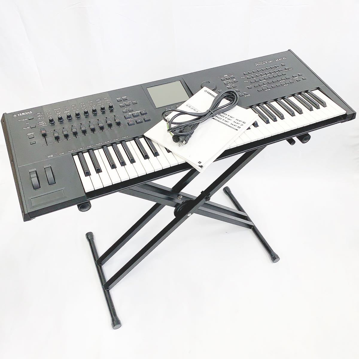 音出しOK YAMAHA ヤマハ MOTIF XF6 シンセサイザー モチーフ 楽器 音楽 黒 ブラック 取説 スタンド付き R店0709(ヤマハ)｜売買されたオークション情報、yahooの ...