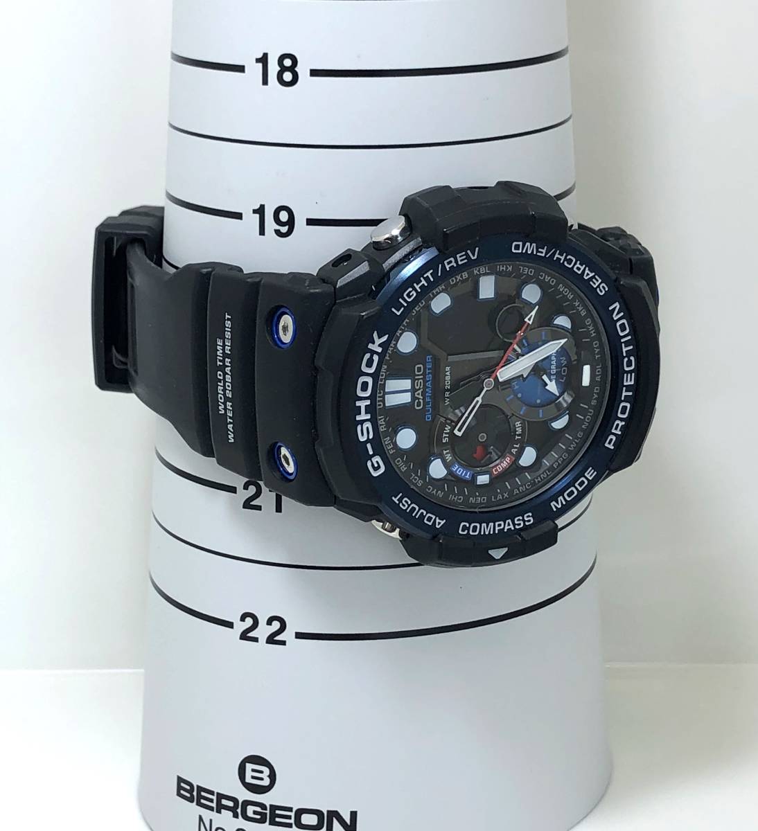 代購代標第一品牌－樂淘letao－時計(サ60)『WH-9848』★CASIO(カシオ)★GN-1000B★ガルフマスタータイドグラフ★アナデジ★稼働品★