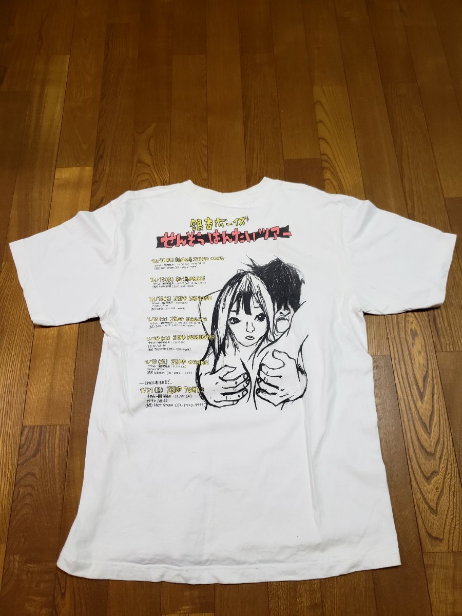 銀杏BOYZ Tシャツ せんそうはんたいツアー 峯田和伸 ゴイステ 銀杏BOYZ Tシャツ せんそうはんたいツアー 峯田和伸 ゴイステ