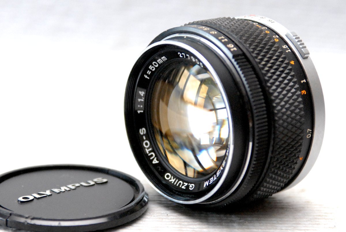 代購代標第一品牌－樂淘letao－OLYMPUS オリンパス 純正 G.ZUIKO 50mm 高級単焦点レンズ 1:1.4 希少・作動品