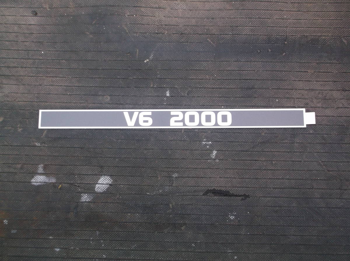 Yahoo!オークション - 日産 V6 2000 エンジンヘッドステッカ－