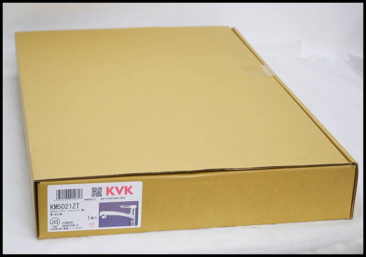 Yahoo!オークション - 未開封 KVK KM5021ZT 台付シングルシャワー付混...