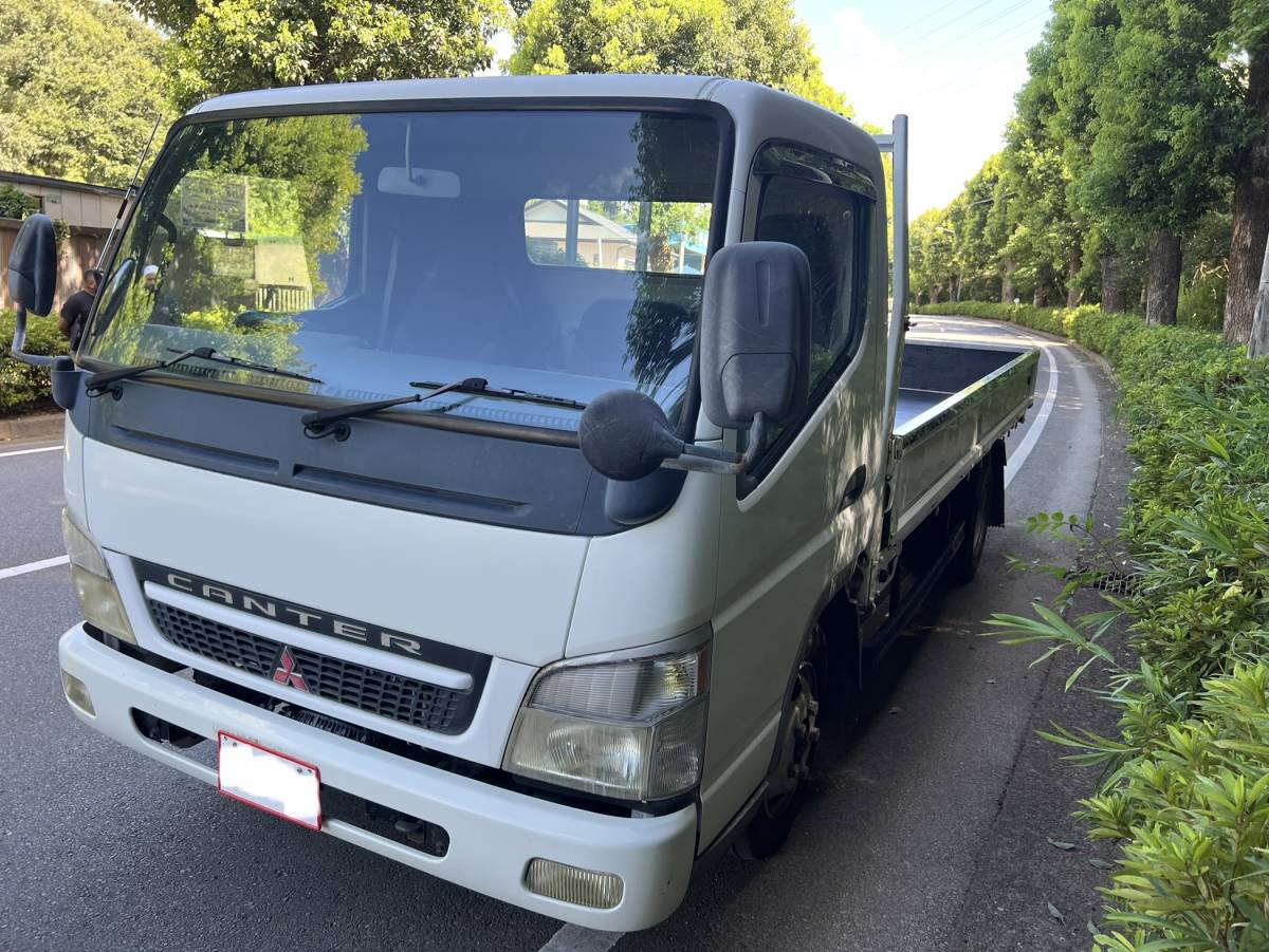 Yahoo!オークション - H16 キャンター ワイドロング 2t 平ボディー PA...