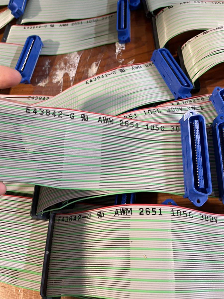 代購代標第一品牌－樂淘letao－F23。50ピンフラットケーブル E43842 -G AWM 2651 105C 300V VW-1。（30本）。新品同様。未使用.