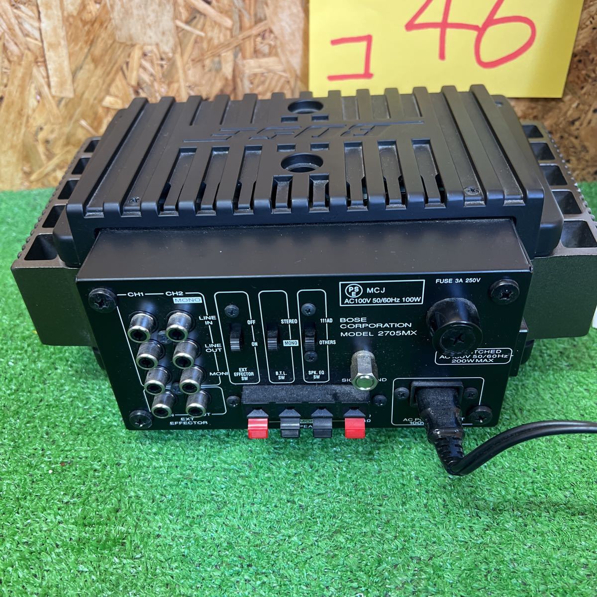 代購代標第一品牌－樂淘letao－BOSE ボーズ 2705MX ステレオ・パワーミキサー アンプ ミキシング 取扱説明書付き 通電確認済み