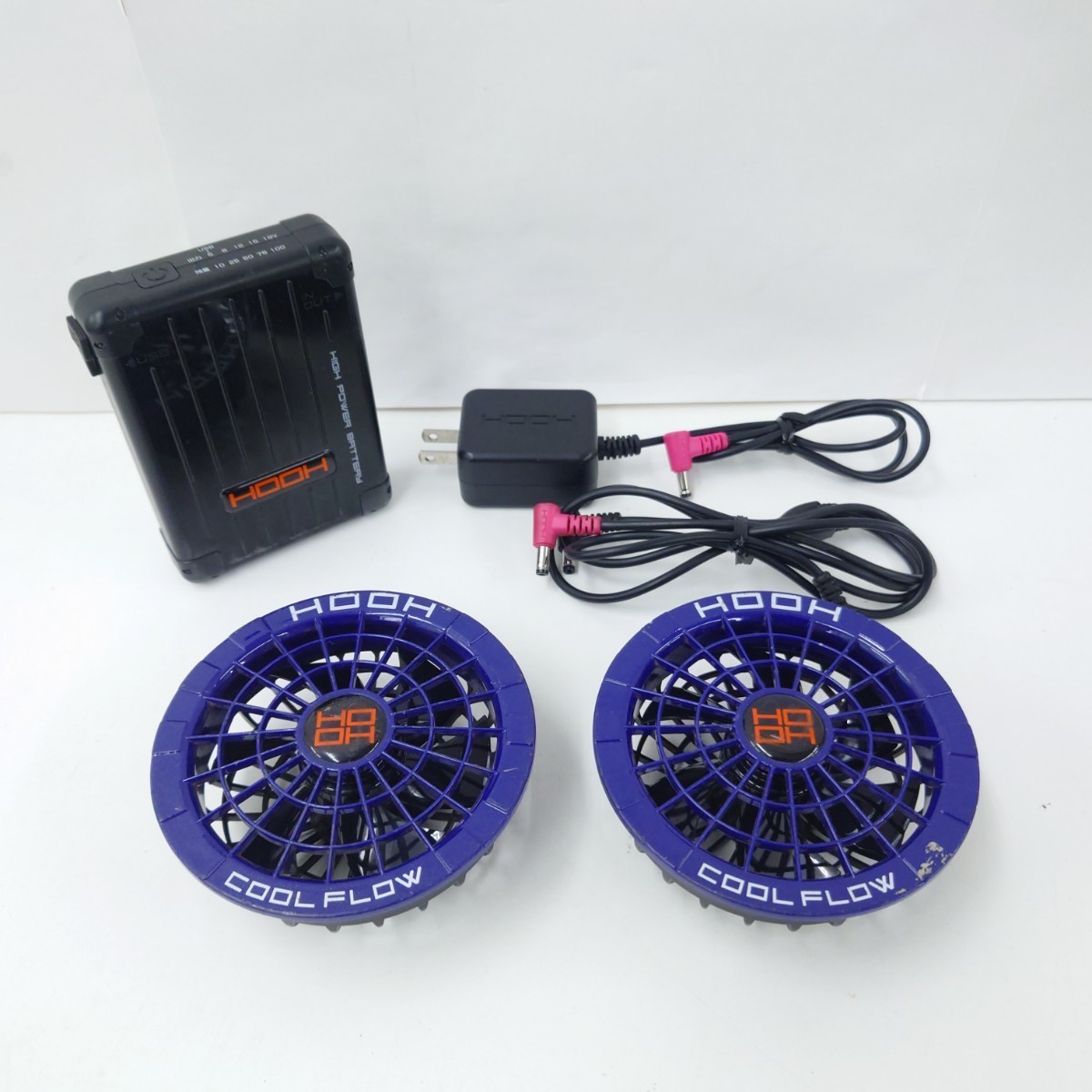 代購代標第一品牌－樂淘letao－埼♪【動作品】 村上被服 HOOH 快適ウェア用ファン 鳳凰 バッテリー セット v44 v1903 v19 空調服 ♪721