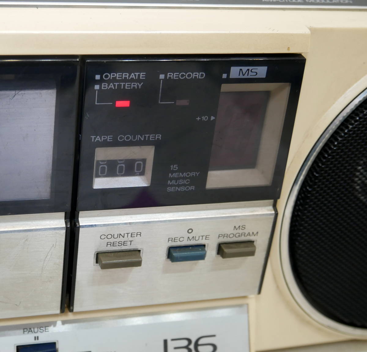 Yahoo!オークション - (R508-F55) ジャンク AIWA アイワ AM/FMラジカ...