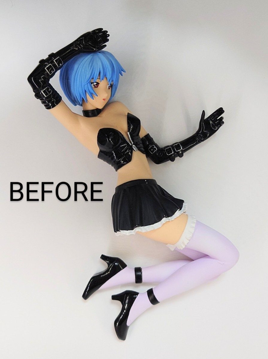 代購代標第一品牌－樂淘letao－【1円〜】 リペイント 綾波レイ 新世紀エヴァンゲリオン プレミアム フィギュア ゴシック・ナイト 寝そべり アヤナミレイ セガ EVA エヴァ